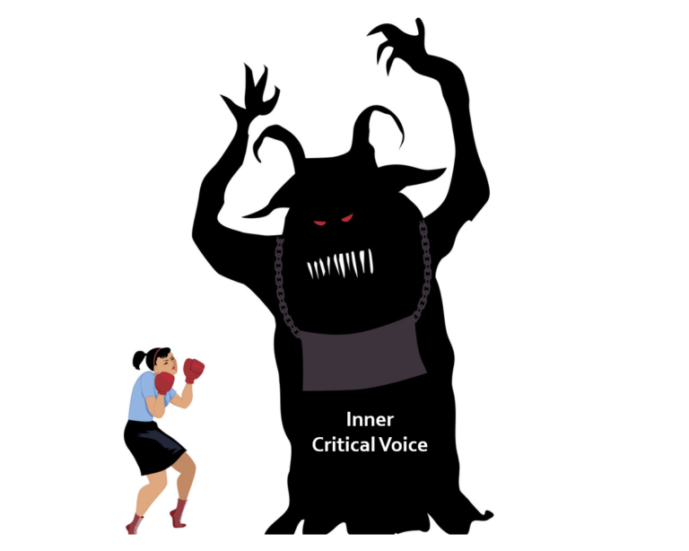 Inner Critical Voice: 4 simple steps to counteract it